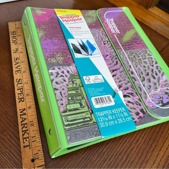 Mead | Office | Trapper Keeper Binder Portfolio Folder Mead Retro Tiger ...